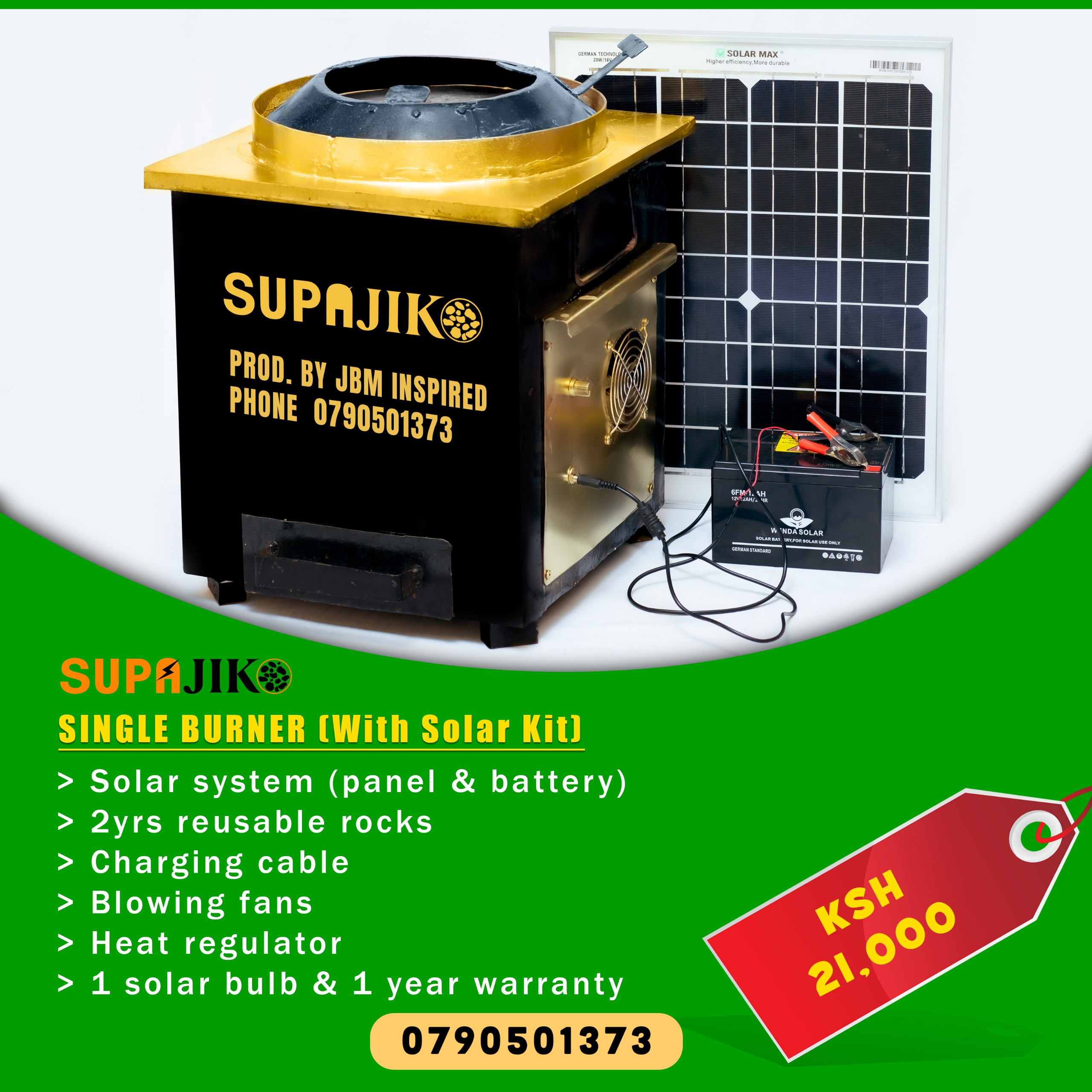 Solar Powered Supa Jiko – JBM Inspired